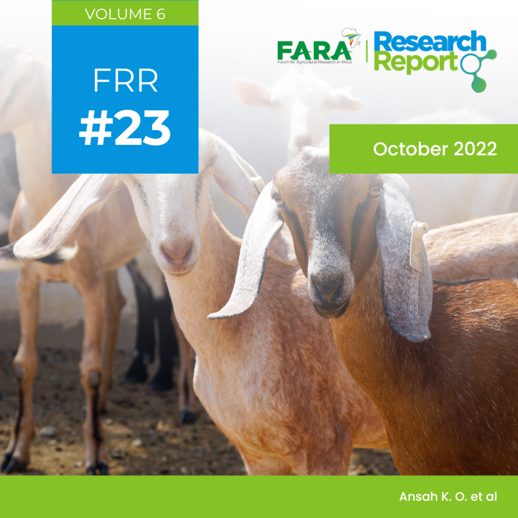 Nutritional adequacy of locally available feed resources for small ...